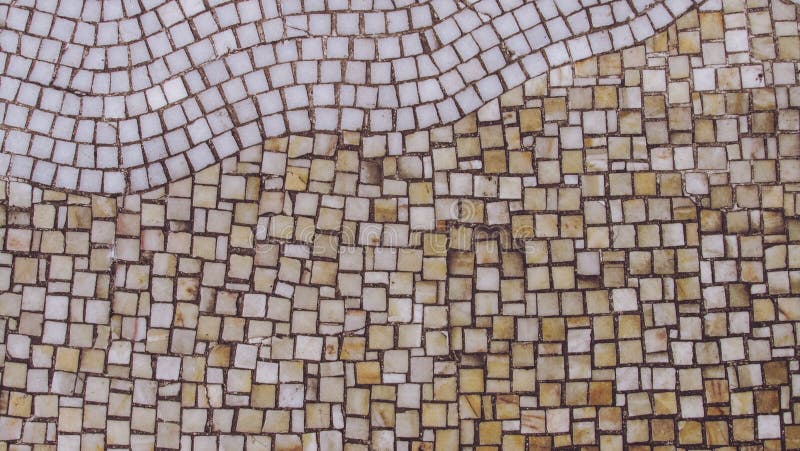 Ceramic Mosaic Background with Random Pattern Stock Image - Image of ...