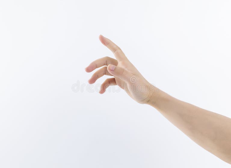 The Various Gestures of One Hand Stock Photo - Image of holding, body ...
