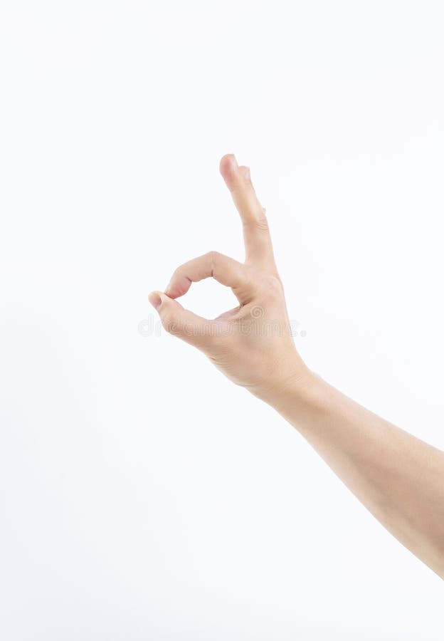 The Various Gestures of One Hand Stock Photo - Image of bottle, beauty ...