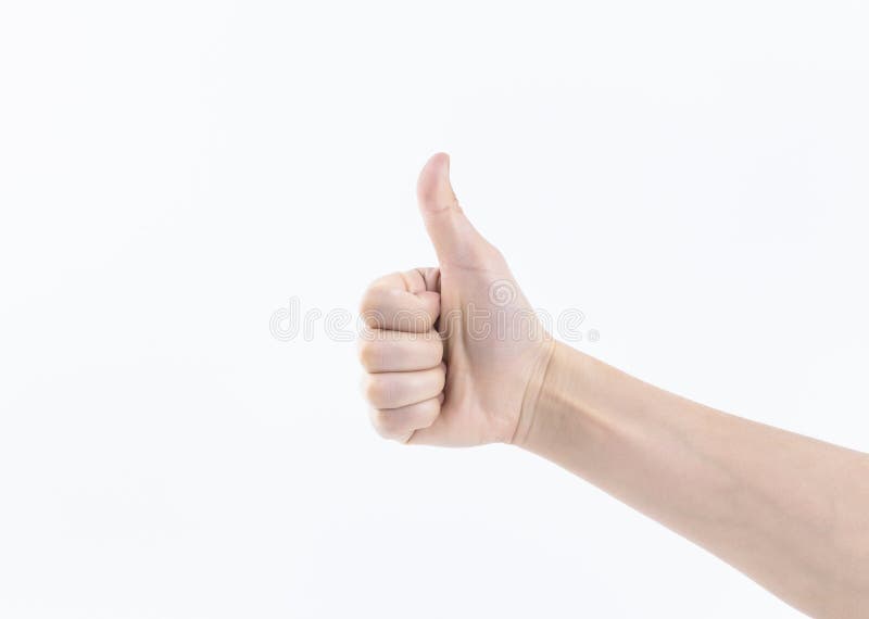 The Various Gestures of One Hand Stock Image - Image of face, girl ...