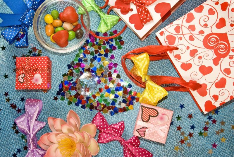 Various gift boxes stock image. Image of gift, collection - 56881845