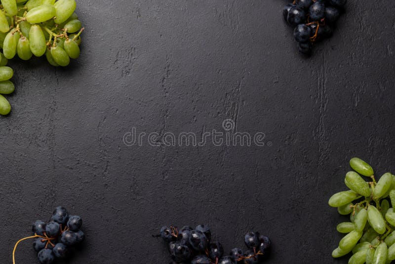 Various grapes on a table stock image. Image of label - 278279079