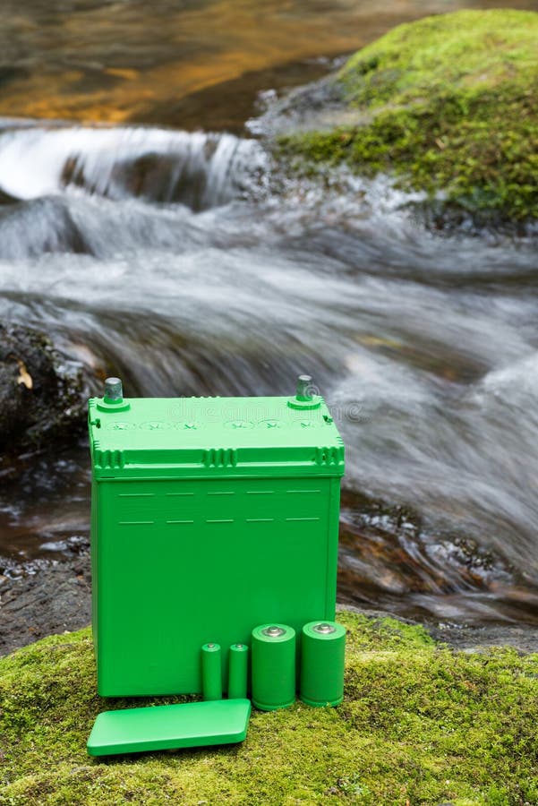 Green batteries stock photo. Image of type, vertical - 276013492