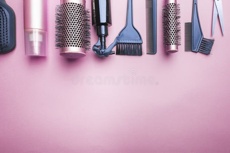 990 Pink Hair Stylist Tools Stock Photos - Free & Royalty-Free Stock ...
