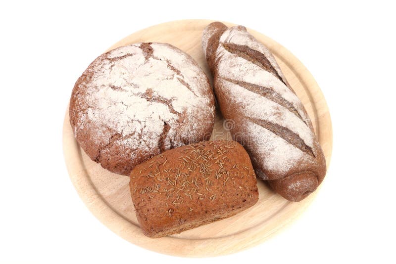 Various healthy bread. stock photo. Image of loaf, isolation - 34925714