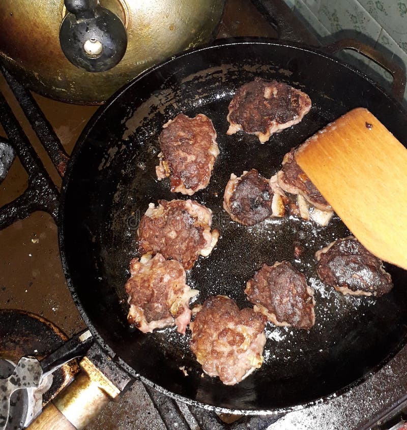 Various Homemade Cooked Food in the Kitchen Stock Image - Image of ...