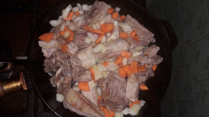 Various Homemade Cooked Food in the Kitchen Stock Image - Image of ...