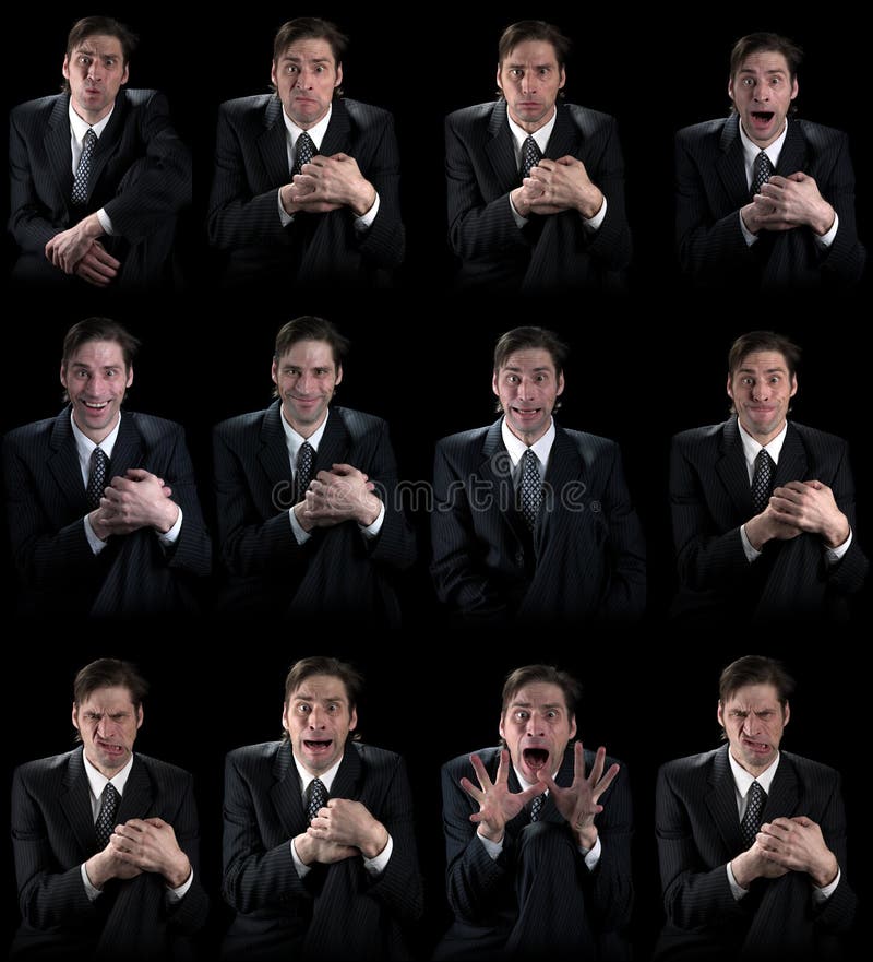 Various human emotions stock image. Image of cheerful - 6627325