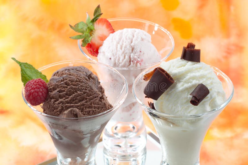 Various Ice Cream stock image. Image of summer, frozen - 18957943