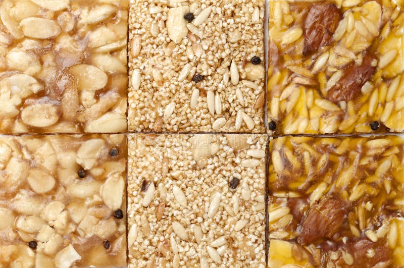 Various Indian brittle stock photo. Image of peanut, honey - 77367182