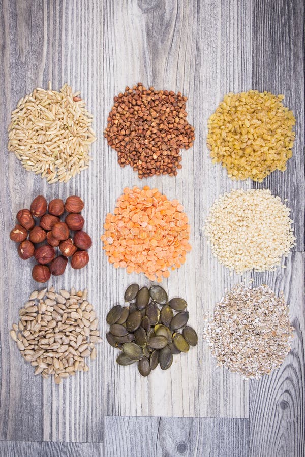 Various Ingredients As Source Natural Vitamin B6, Minerals and Fiber ...