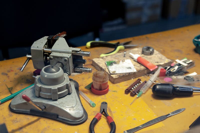 Still life with tools stock image. Image of dirty, craftsmanship ...