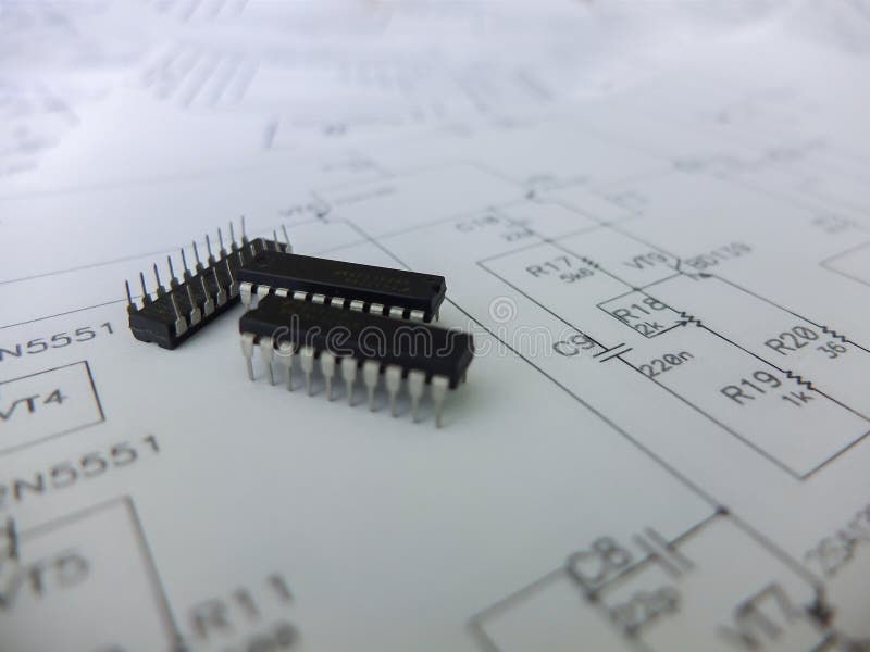 Various Integrated Circuits, Microcontrollers in DIP SOIC TQFP Packages ...