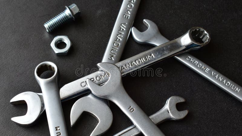 Various Iron Car Keys, Tools Stock Image - Image of equipment, button ...
