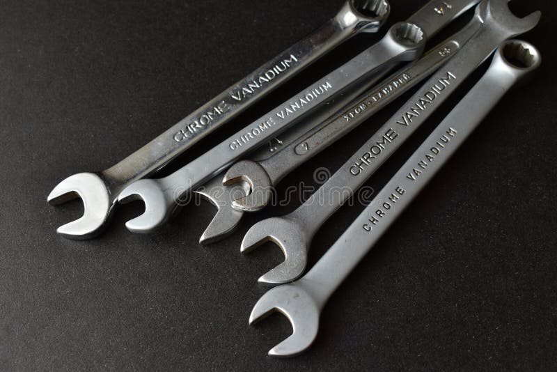 Various Iron Car Keys, Tools Stock Image - Image of measure, hammer ...