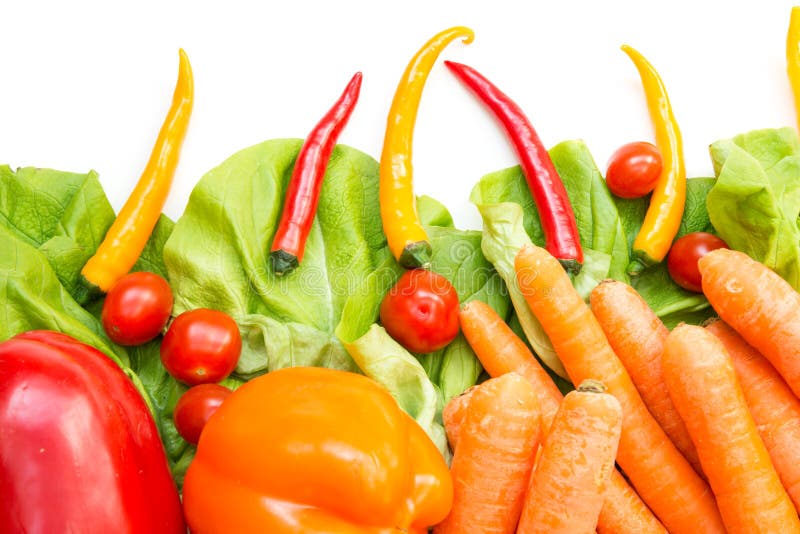 Various Isolated Vegetables Stock Photo - Image of pepper, harvest ...