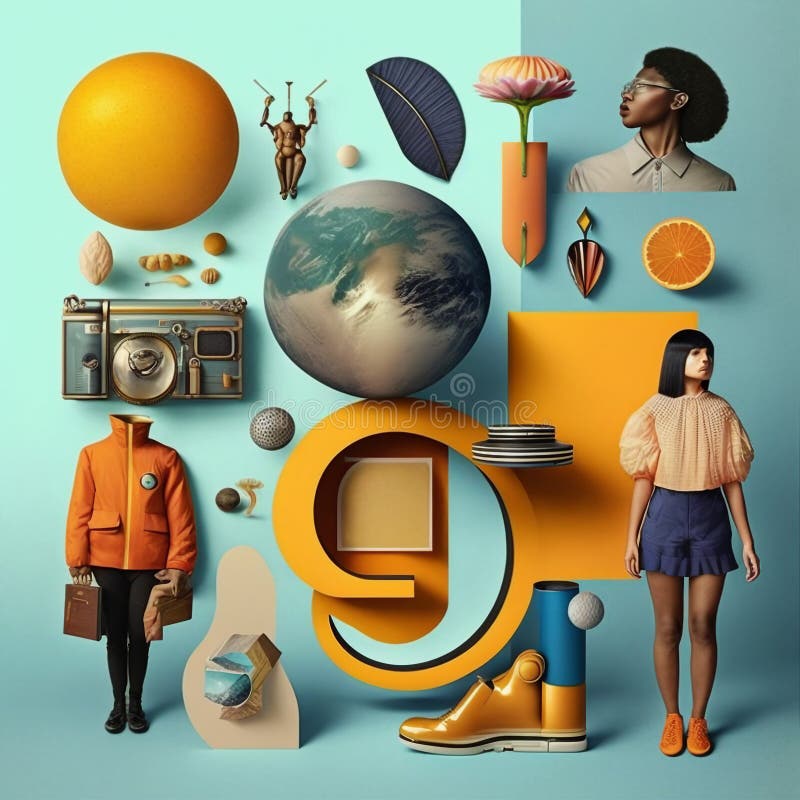 Collage Absurdity Stock Illustrations – 13 Collage Absurdity Stock ...