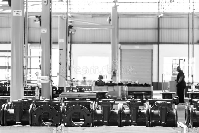 Some Jars and Containers are Sitting on the Table in a Large Building ...