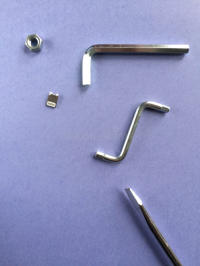 Various Keys and Metallic Objects Stock Photo - Image of keys, workshop ...