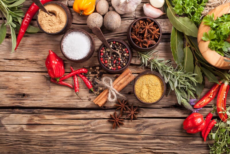 Various kind of spices stock image. Image of closeup - 51630805