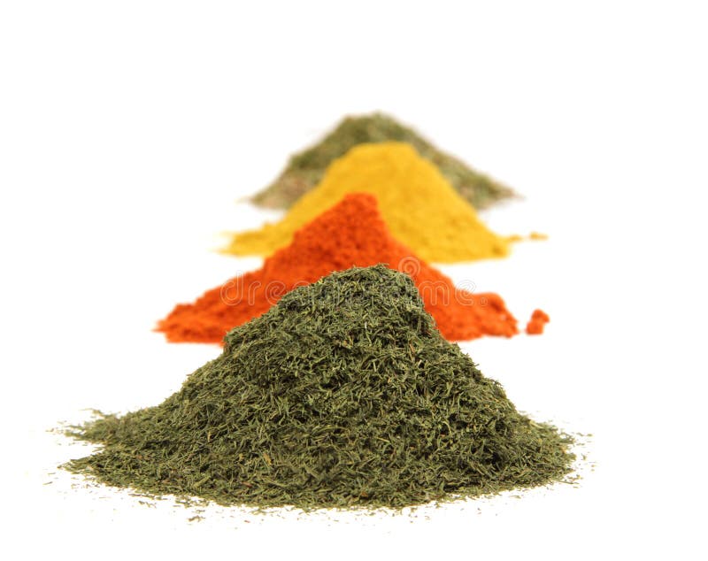 Spices stock photo. Image of macro, kurkuma, ground, chili - 12460670