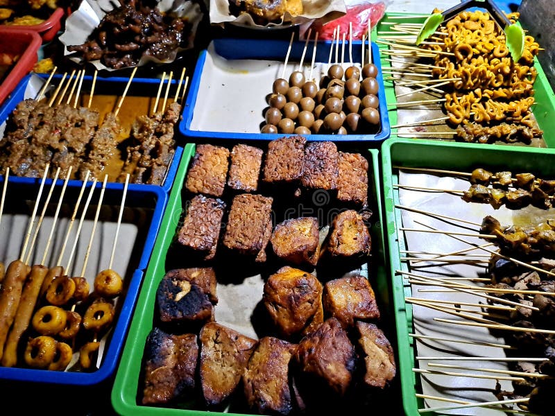 Various Kinds of Traditional Food from the Island of Java Stock Photo ...