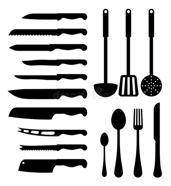 Various Kitchen Instruments Vector Illustration Stock Vector ...