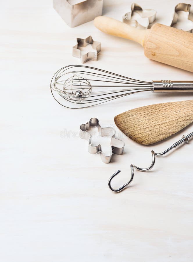 Various kitchen utensils stock photo. Image of brown - 79196246