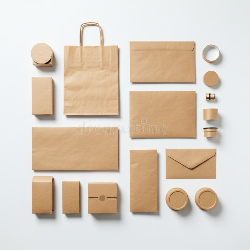 Plain Kraft Paper Packaging Stock Illustrations – 3,326 Plain Kraft ...