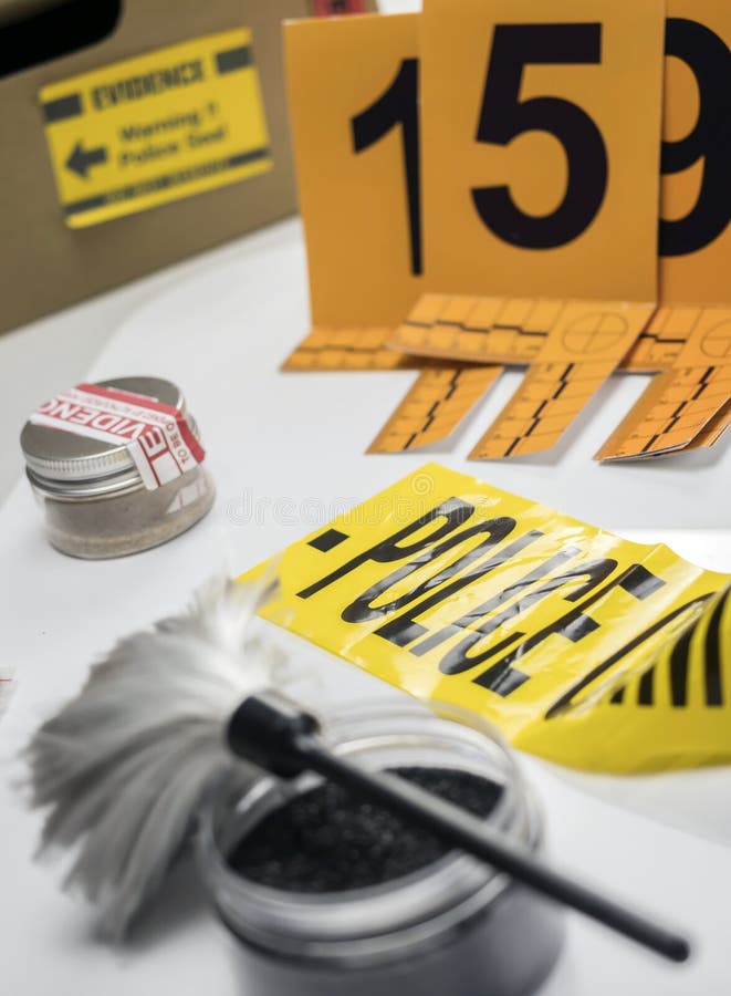 Various Laboratory Tests Forensic Equipment Stock Photo - Image of ...