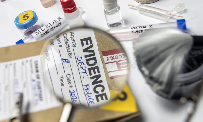 Various Laboratory Tests Forensic Equipment Stock Image - Image of ...