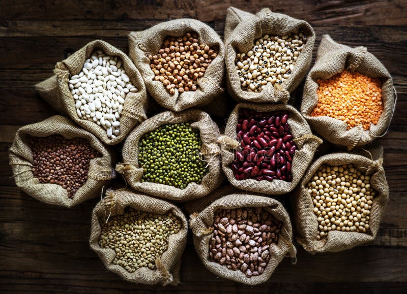 Varius legumes stock photo. Image of organic, food, lentil - 18271080
