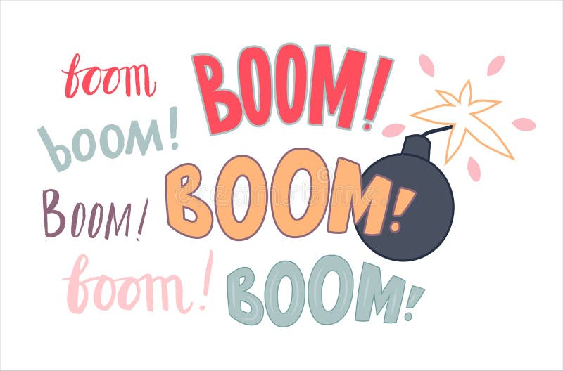 Lettering Bomb Stock Illustrations – 828 Lettering Bomb Stock ...