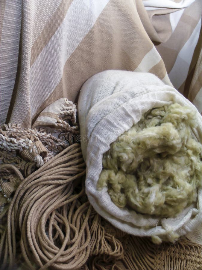 Various Manufactured Cotton Products Stock Image - Image of color ...