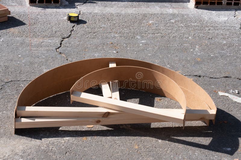 Various Masonry and Brickwork Tools Being Used on a Construction Site ...