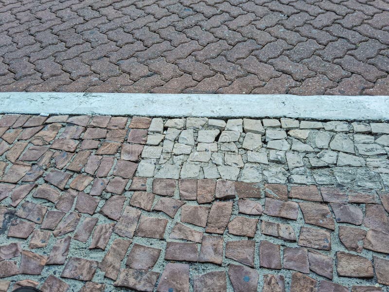 Various Materials Used in Paving Stock Image - Image of used, concreto ...