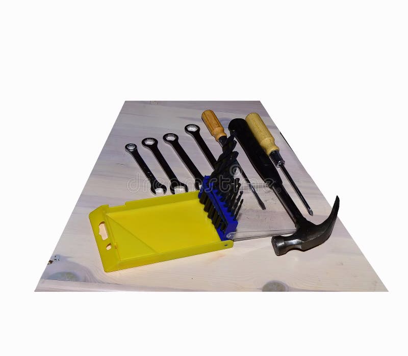 Various Mechanical Tools for Mechanics and Builders Stock Photo - Image ...