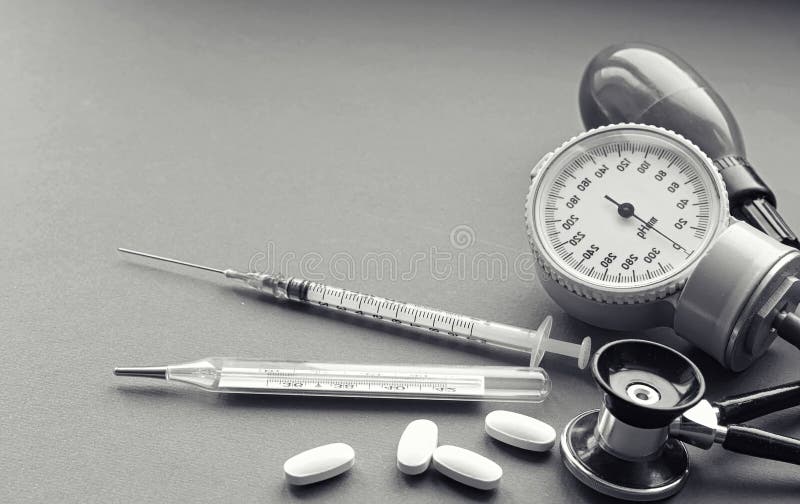 Various Medical Tools for a Pediatrician Stock Photo - Image of ...