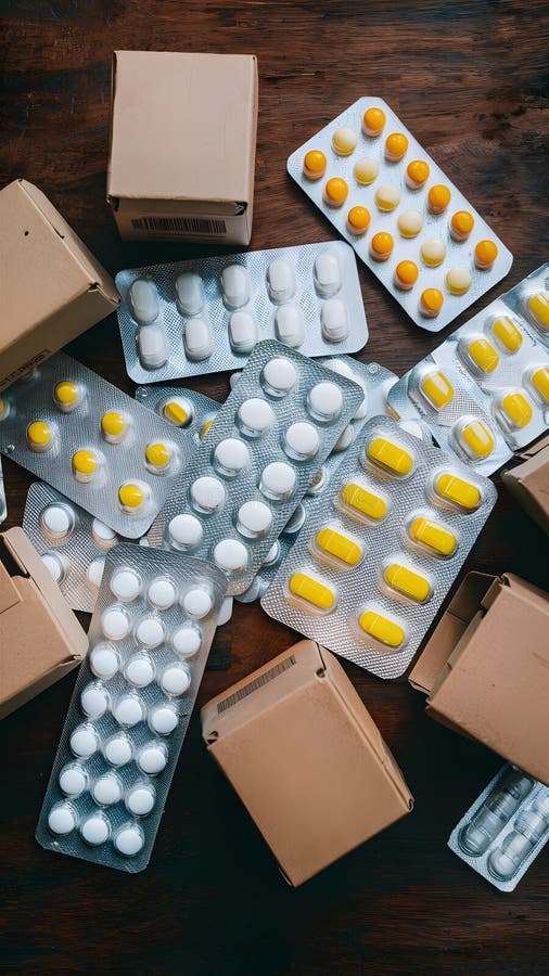 Various Medication Packaging Boxes Stock Illustrations – 28 Various Medication Packaging Boxes ...