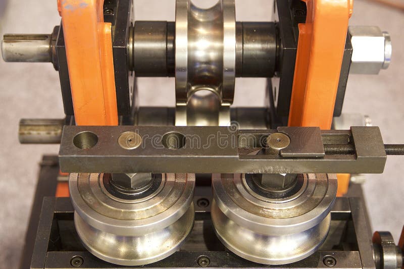 Various Metal Elements of Rolls of Rolling Mills Stock Photo - Image of ...