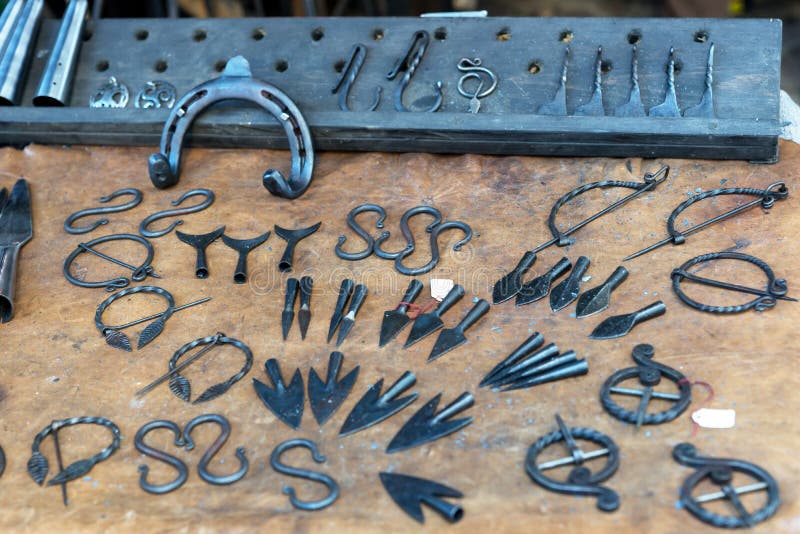 Various metal objects stock photo. Image of detail, iron - 125815626