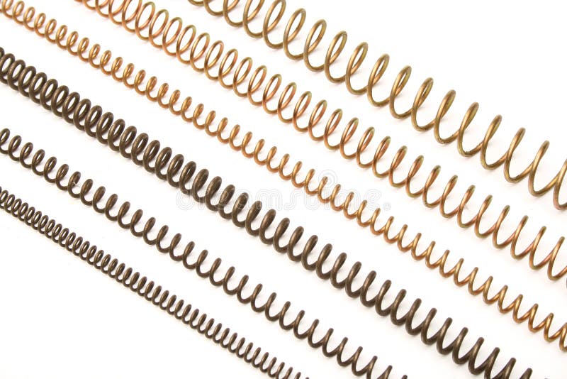 Metal springs stock photo. Image of objects, multiple - 3941906