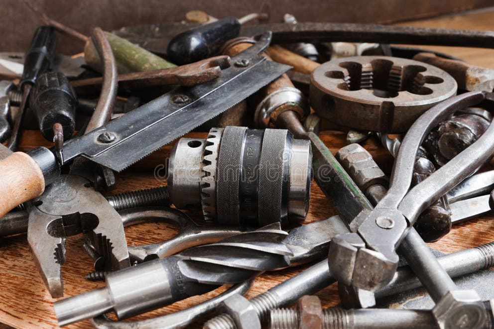 Different Metal Tools for Fitting Stock Image - Image of storage ...