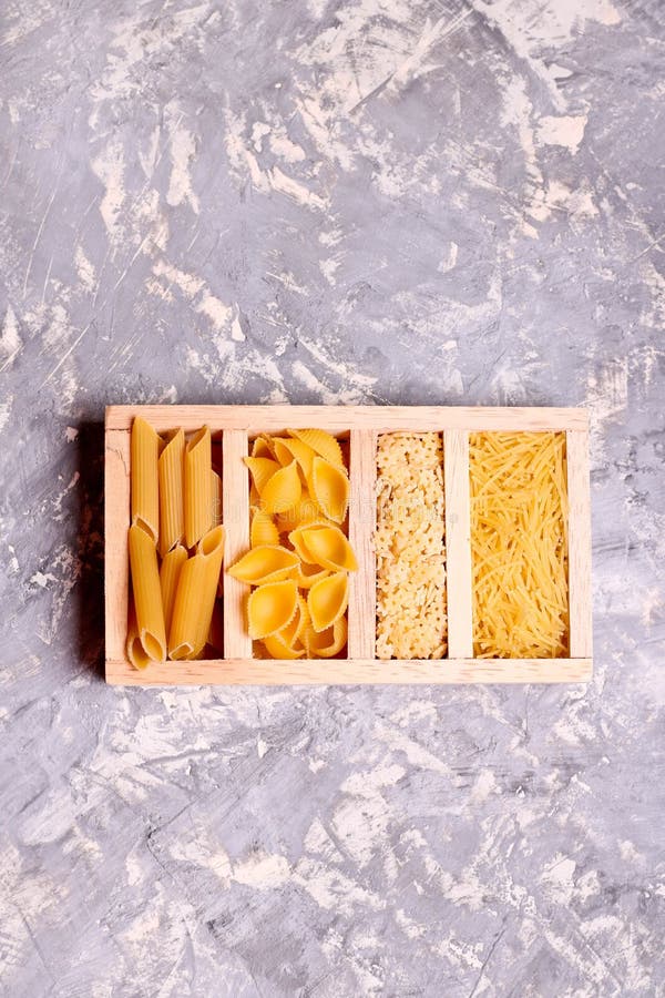 Various mix of pasta stock photo. Image of plate, mixed - 91700564