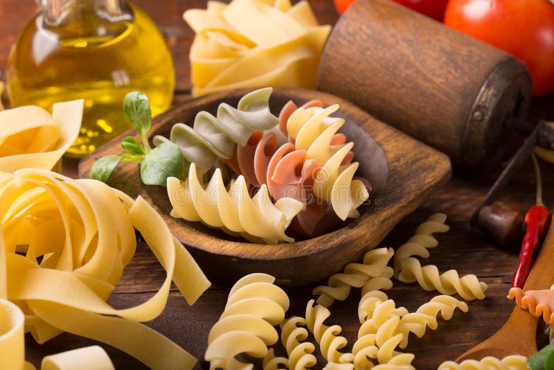 Various mix of pasta stock image. Image of cuisine, cultures - 85506103