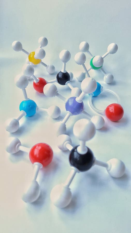 Atomic Structures Red Mushroom Atoms Stock Photos - Free & Royalty-Free ...