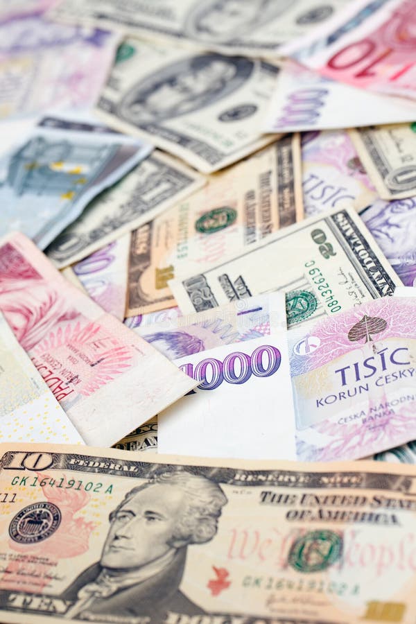 Various money stock image. Image of profit, korun, coin - 12964649