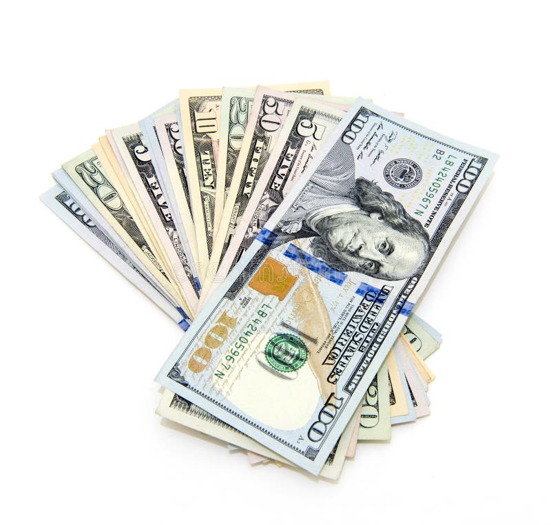 Various Money Dollar Banknotes Stock Photo - Image of investment, note ...