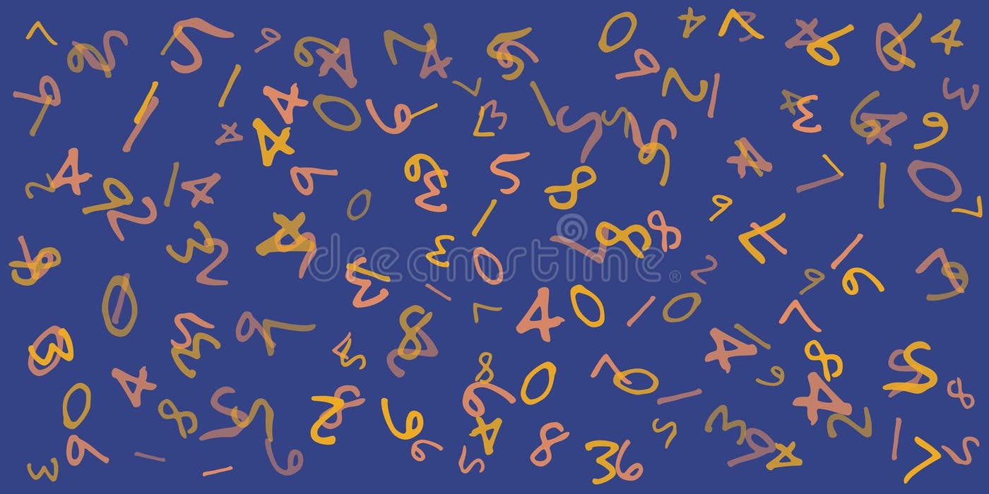 Multi Color Numbers Stock Illustrations – 407 Multi Color Numbers Stock ...