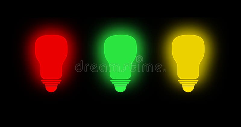 Animated Blinking Light Bulb